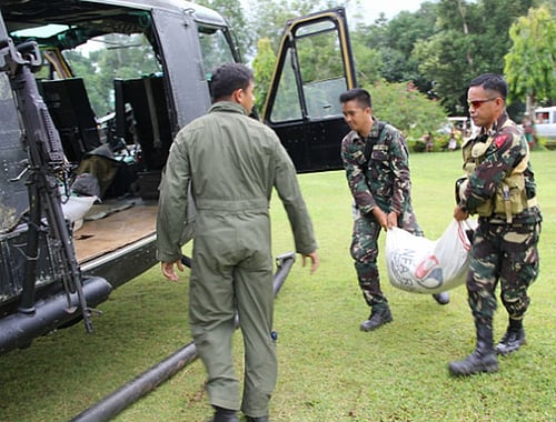 Troops initiate ‘aerial relief’ operations