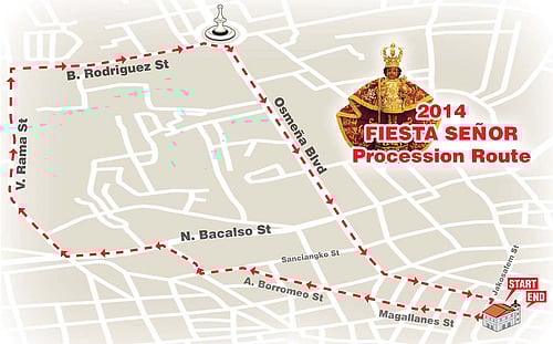 It’s a show on Sinulog grand parade, rain or shine