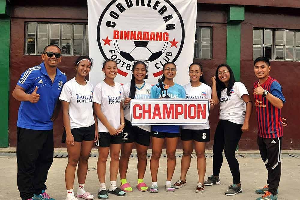 Team Palaro strikes gold in Panagbenga football