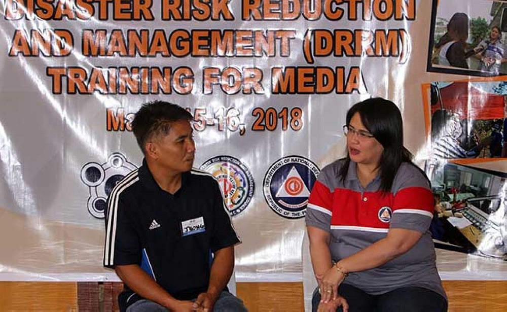 Civil Defense office conducts training for media