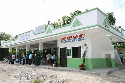 P3-M fish landing center inaugurated in Sto. Tomas