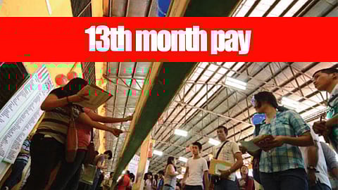 DOLE issues early reminder for 13th month pay