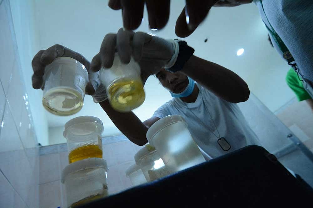 6 cops test positive for illegal drug use