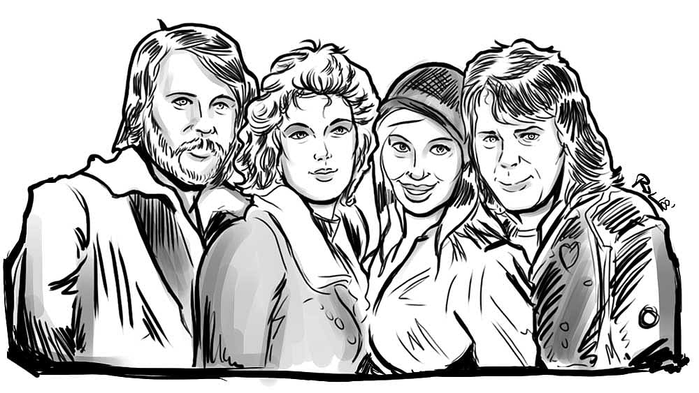 Abba Coloring Pages [2025]