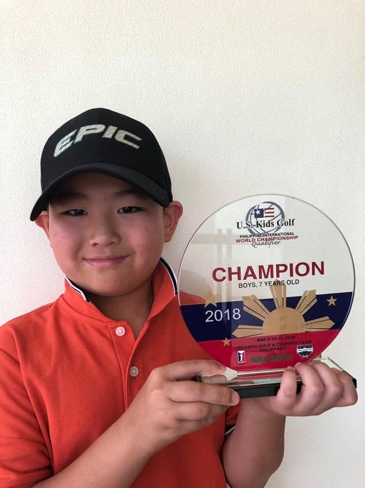 7-year-old prodigy grabs US kids golf world qualifier