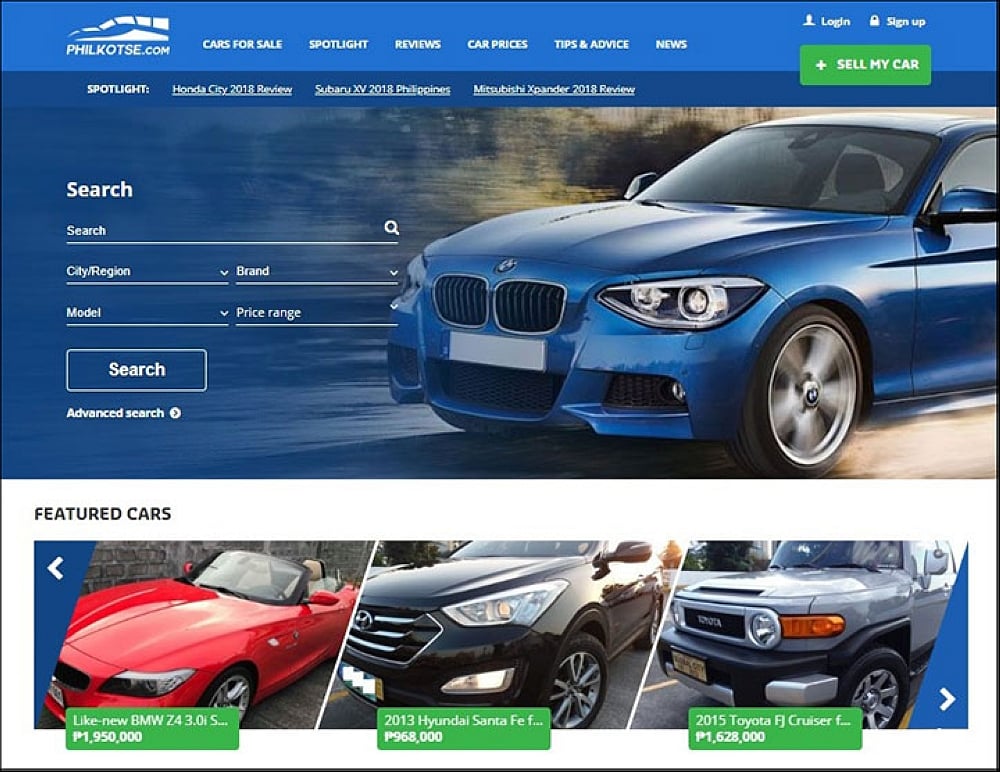 Buy and sell cars in the Philippines with Philkotse.com