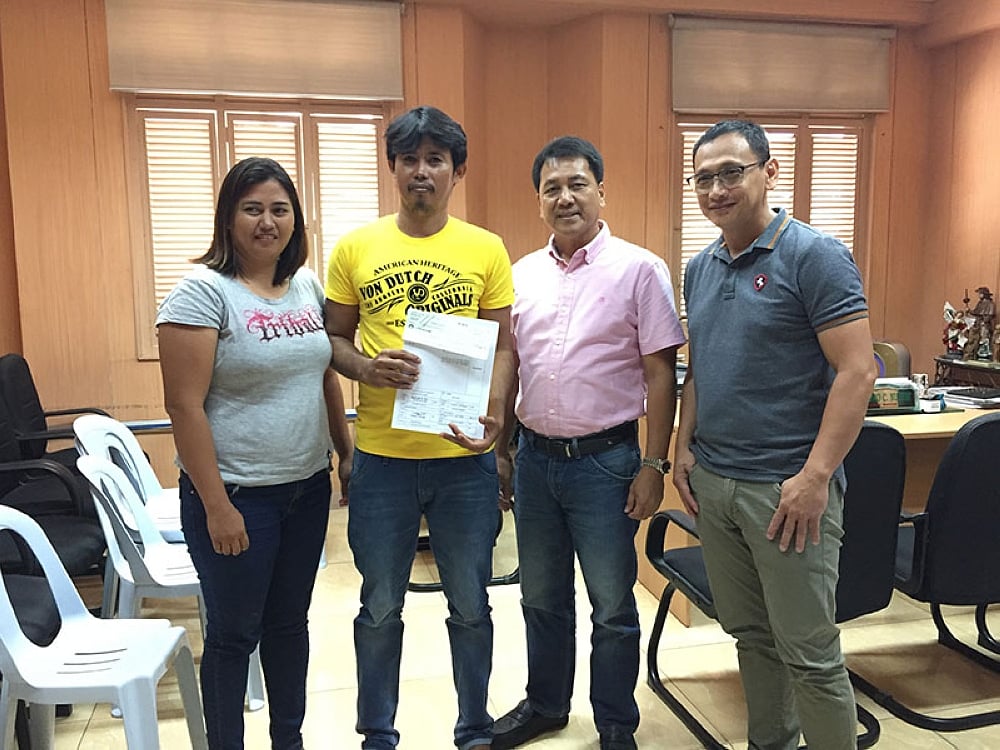 Apaliteño gets P100,000 worth of livelihood assistance