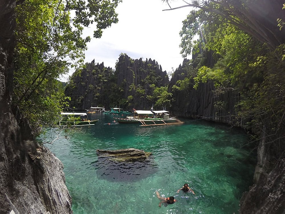 The cerulean waters of Coron