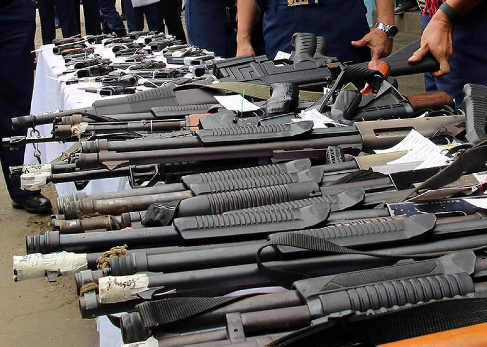 11 pistols surrendered to Cordillera police