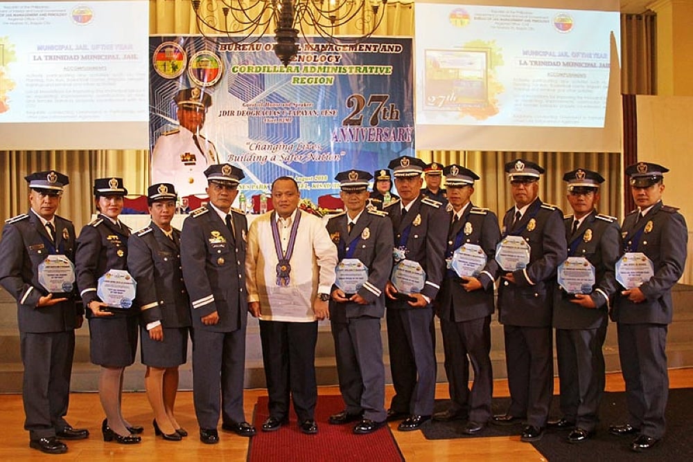 BJMP awardees in Cordillera