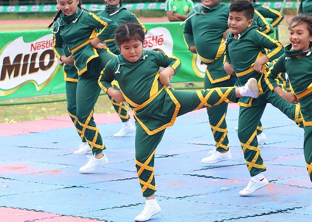 Milo Little Olympics cheerdance competition