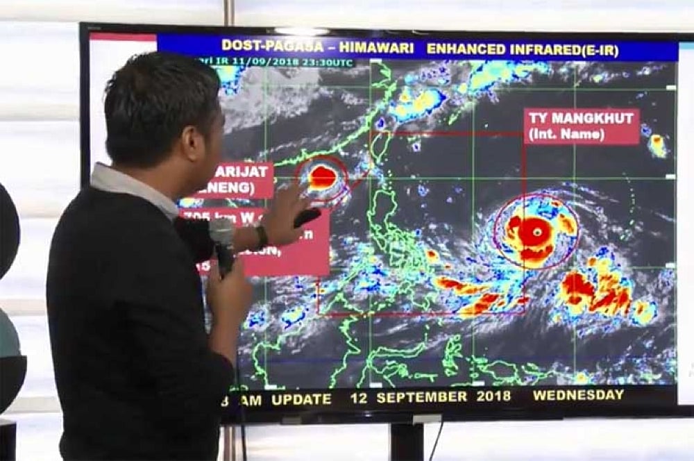 Storm signal number 1 hoisted over Catanduanes due to Typhoon Ompong