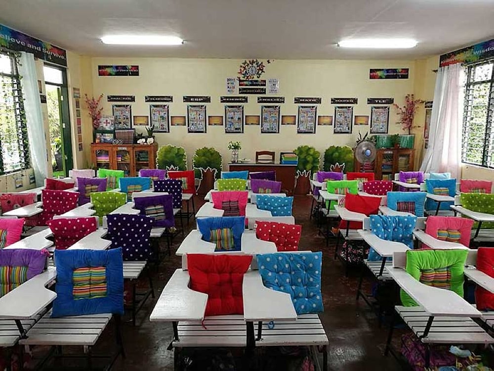 A fun and colorful learning environment