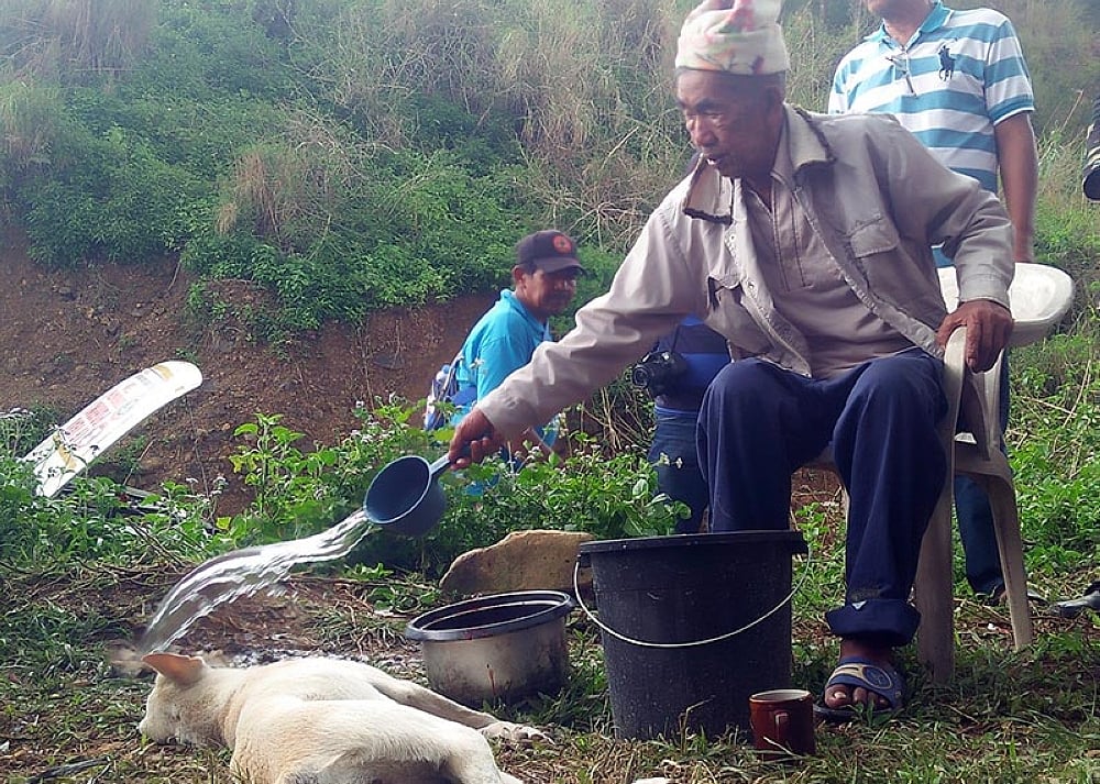 Itogon preforms rituals for rescuers, missing victims
