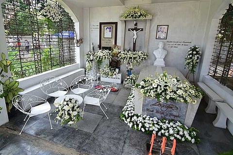 The mausoleum of the President's mother