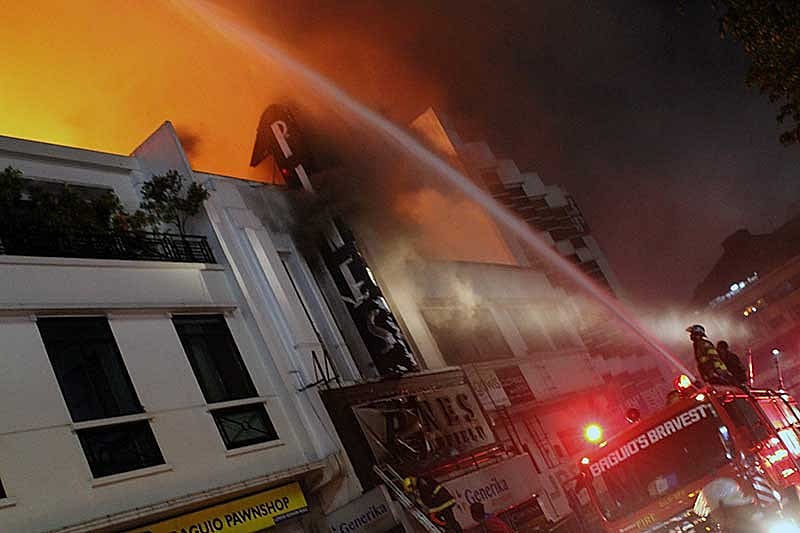 Fire guts old Baguio cinema