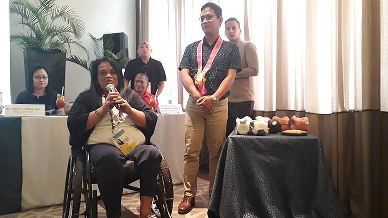 PWD office gets sports equipment