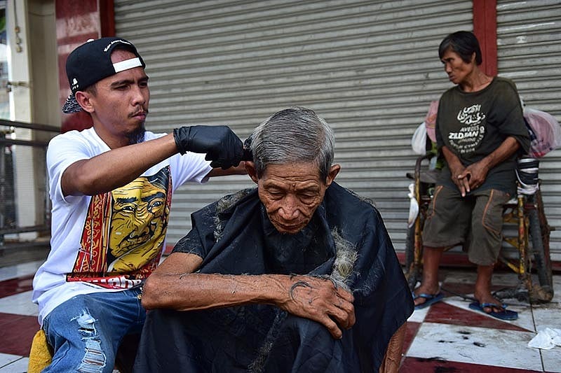 Free haircuts for the homeless