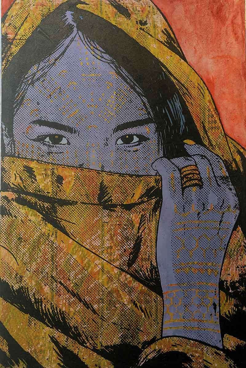 A personal reflection shown in paintings