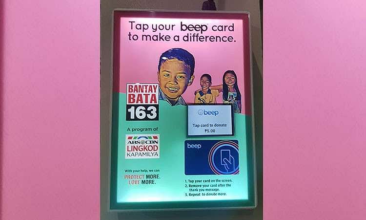 Donate to Bantay Bata with your beep™ card
