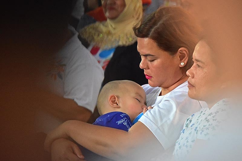 Pag-amoma sa Mayor Sara Duterte-Carpio ngadto sa iyang anak