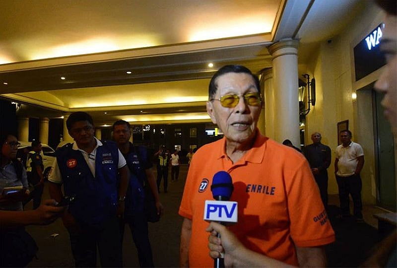 Enrile says he will be Senate 'fiscalizer'