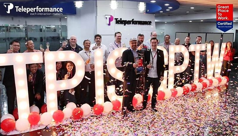 Teleperformance PH is 'Great Place to Work'