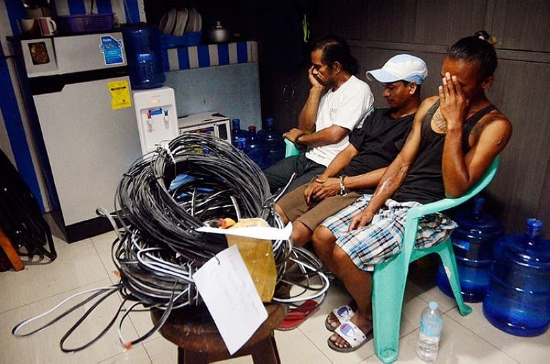 3 men arrested for stealing electricity