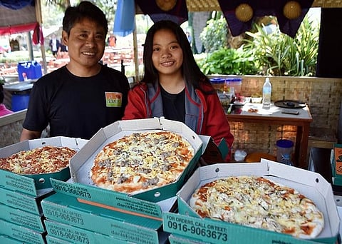 Pizza with Apayao delicacies