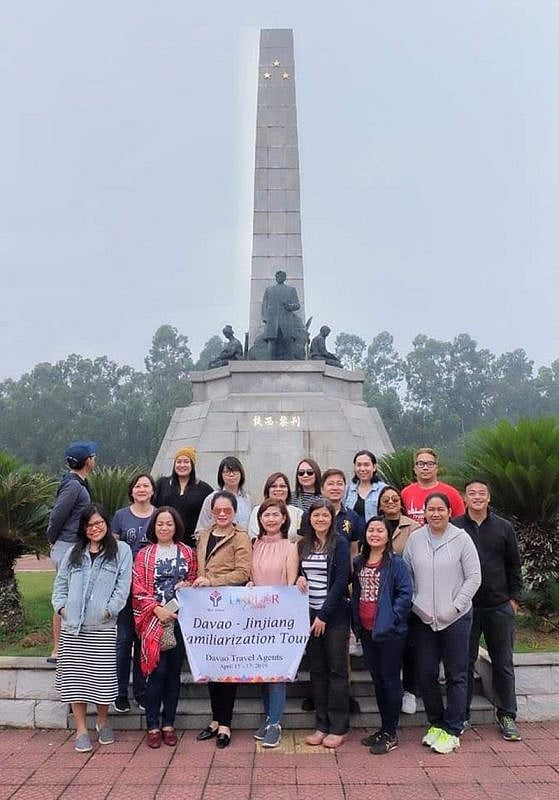 The Jose Rizal Square in Jinjiang, China