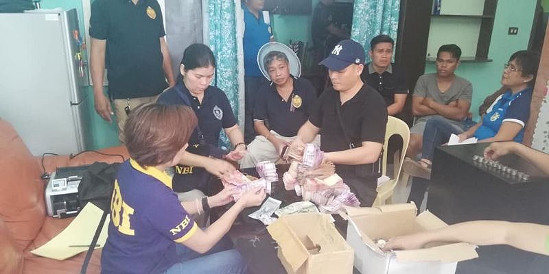 NBI agents raid Kapa in Opol town