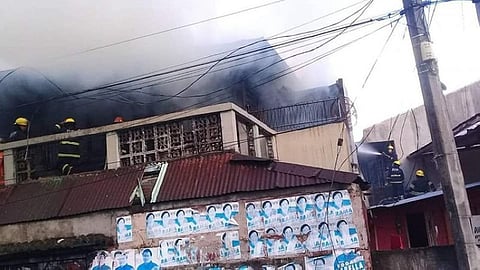 Late afternoon fire hits two apartment units in Duljo Fatima in Cebu City