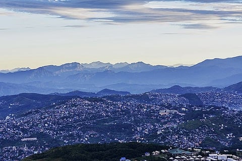 Baguio City from Mount Santo Tomas