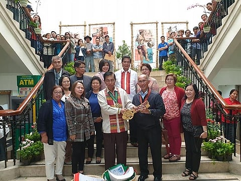 Turnover ceremony at Baguio City Hall