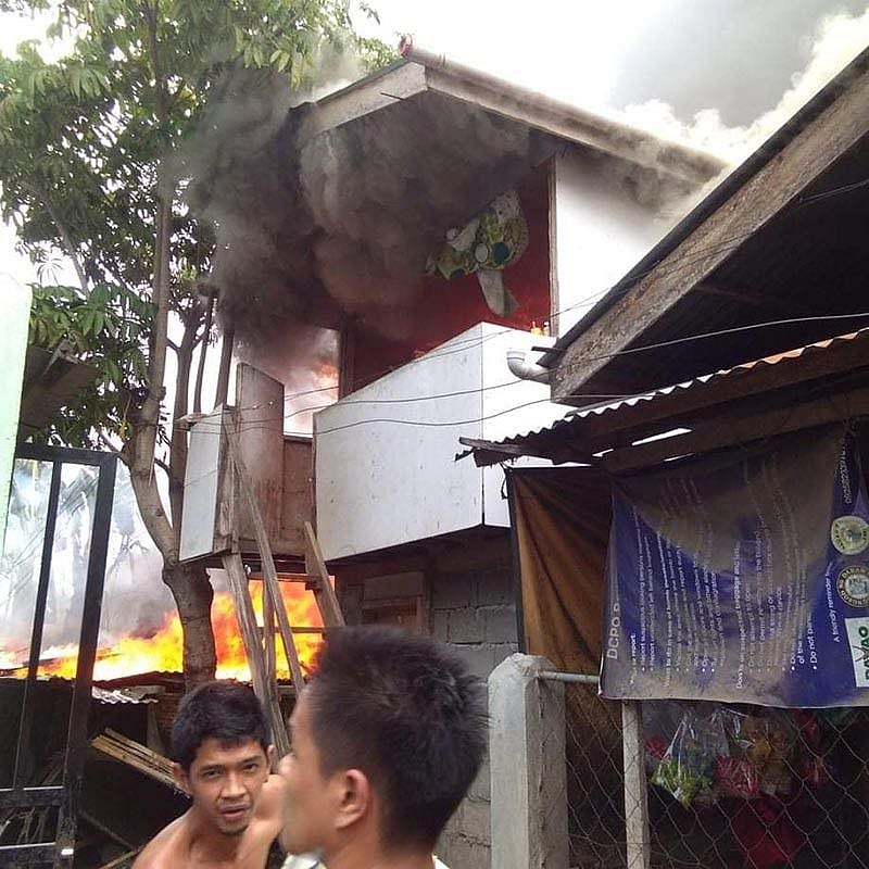 Sunog sa Barangay 8-A, Davao City