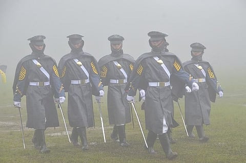 PMA parade and review