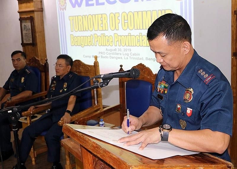 Ragay assumes as Benguet top cop