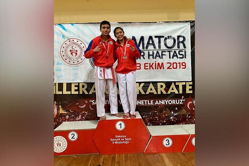 Tacay siblings bag silver medals in Turkey karate championship
