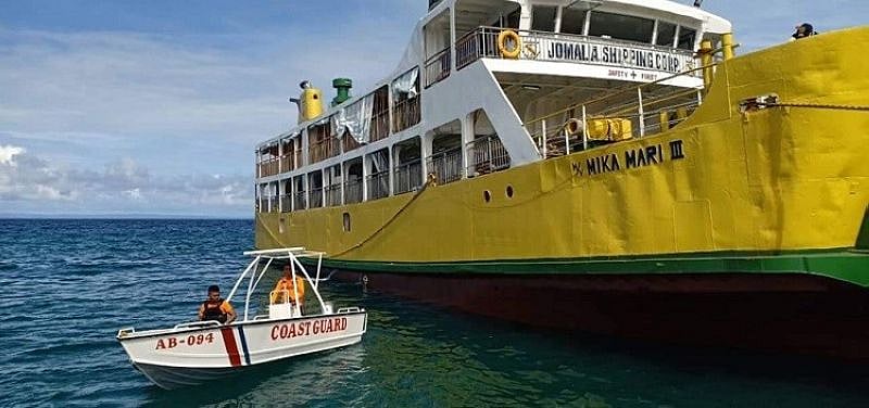 Jomalia vessel runs aground 200 meters to Consuelo port