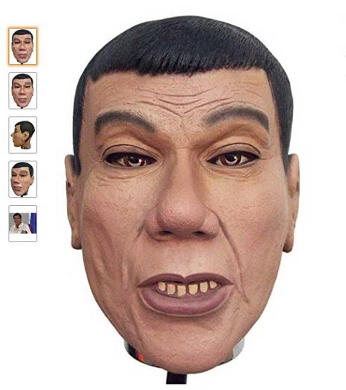 Duterte mask sold on Amazon