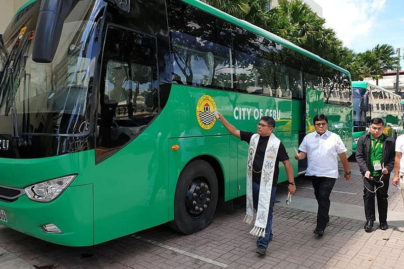 Cebu City receives 3 new buses
