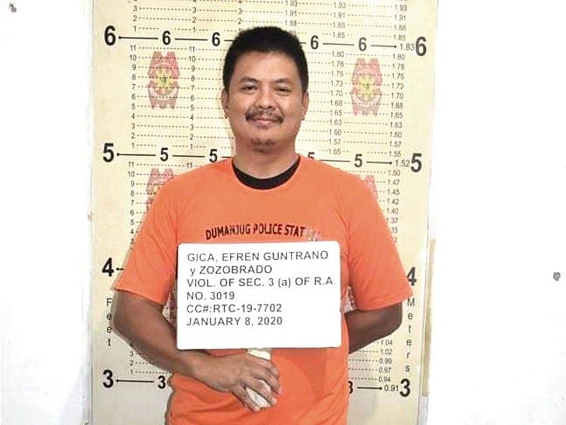 Dumanjug mayor nabbed, freed on P30,000 bail bond