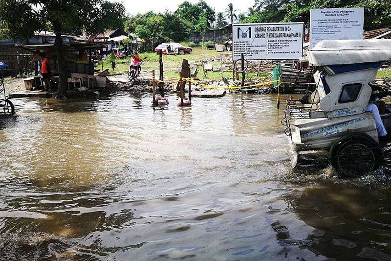 Flood causes 3-hour traffic in Mandaue, Lapu-Lapu