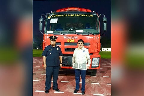 Bacolod receives P12.5-M fire truck