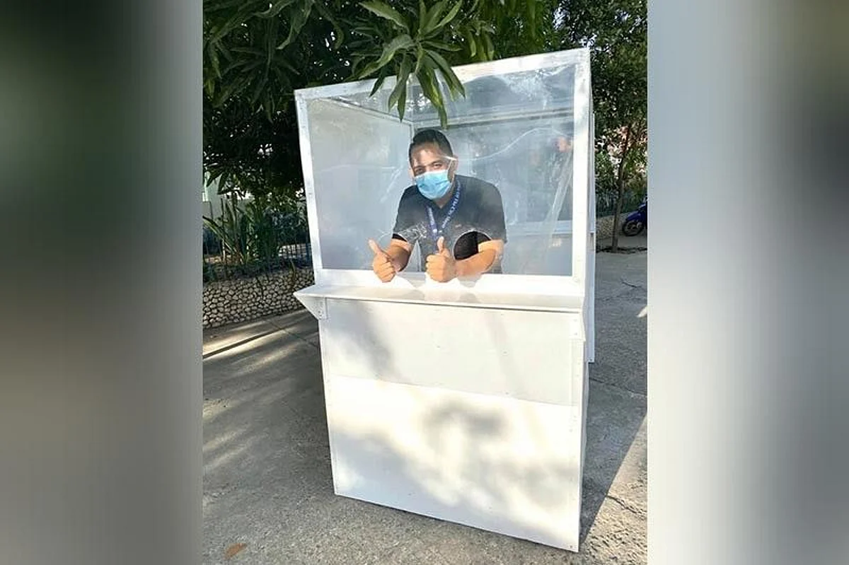 Mandaue City sets up swab testing booths Mandaue City sets up swab testing booths