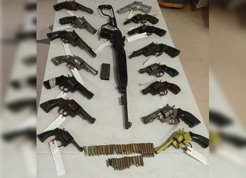 45 firearms surrendered