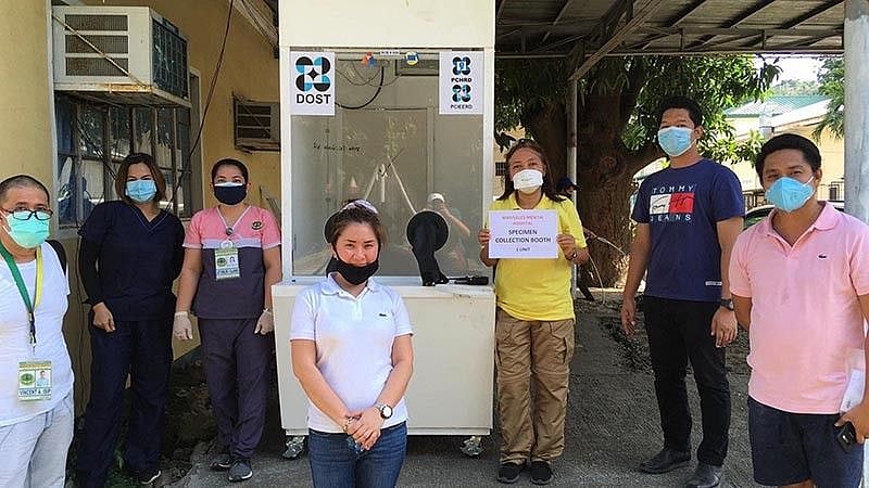 DOST provides specimen collection booths to hospitals in Central Luzon