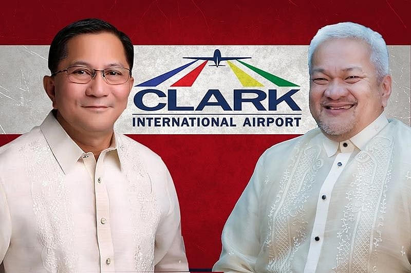 Angeles Mayor Carmelo Lazatin Jr. welcomes new Clark airport president