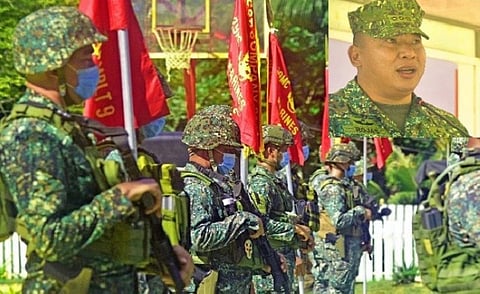 Philippine Marines Corp Marine Battalion Landing Team-12 deployed in ...