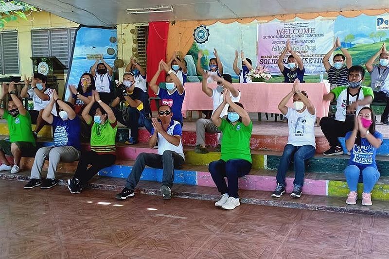 DepEd-Tagoloan stays 'focus', 'active' in health-enhancing activities